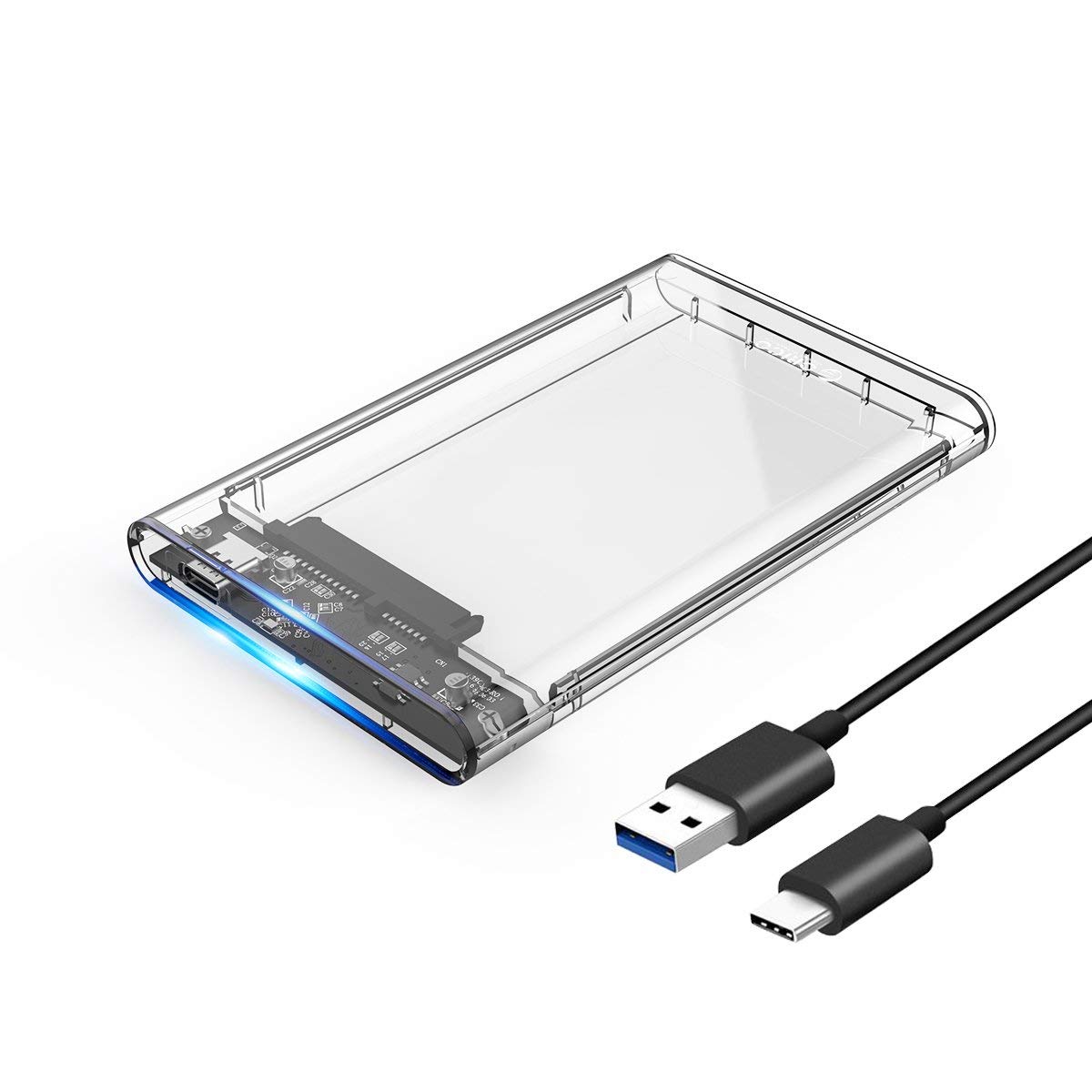 ORICO 2.5 inch Transparent SATA to USB3.0 / Type-C Hard Drive Case Tool ...