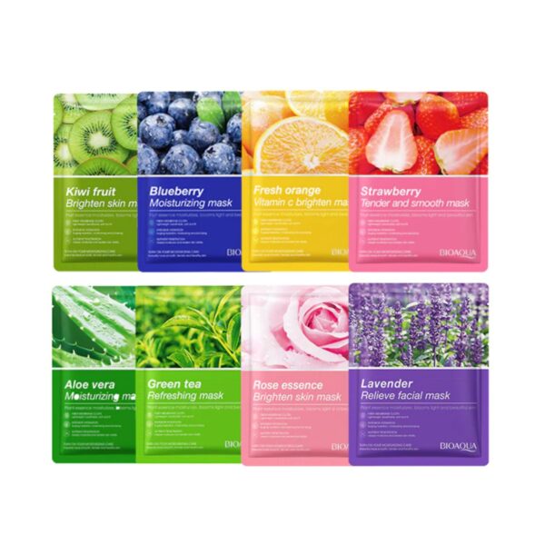 Natural Organic Facial Sheet Mask – Hydrating & Moisturizing with Fruit ...