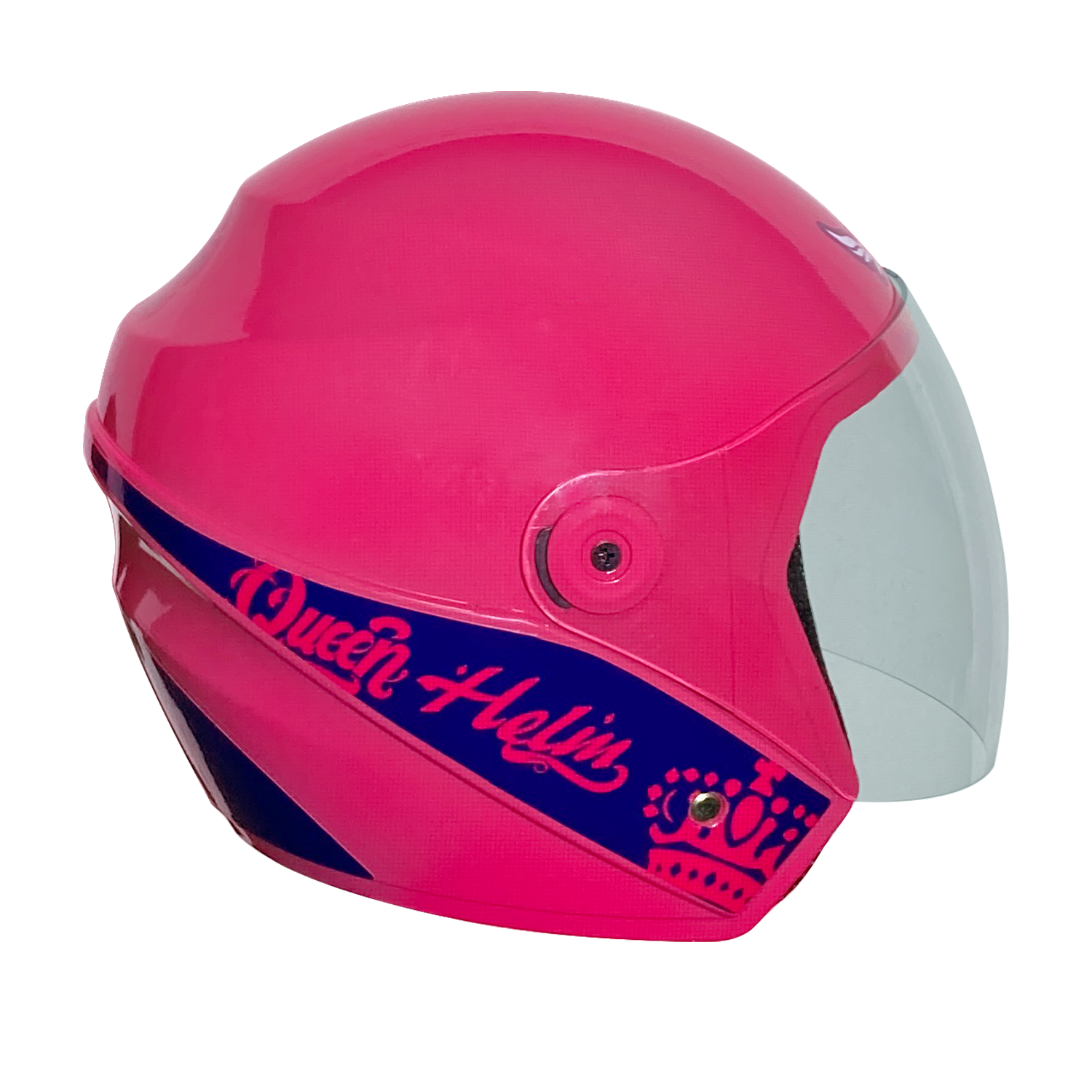 Motor Bike Helmet IPL SHAKO Queen Helm (Basic Gloss Pink) | Daraz.lk