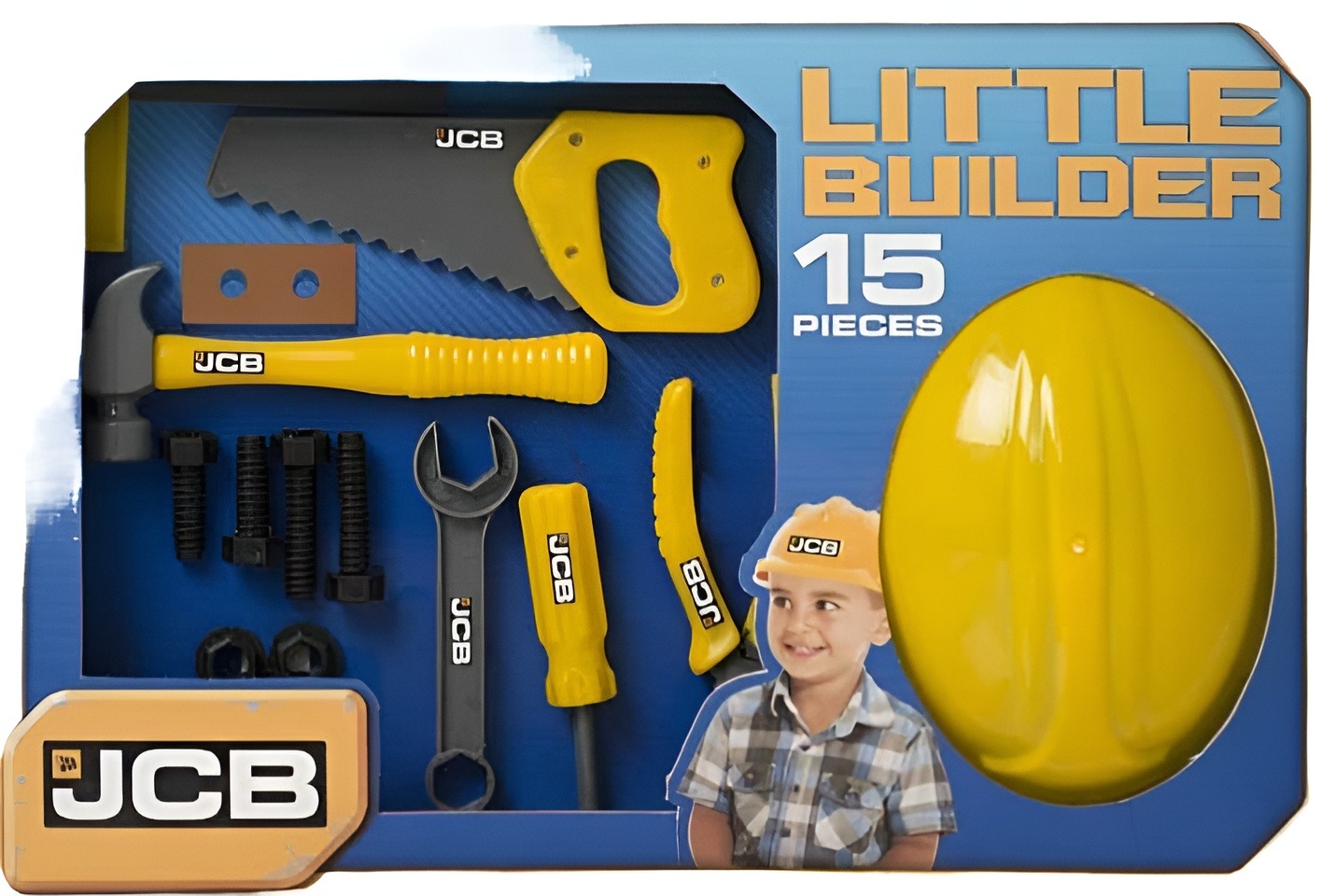 JCB Little Builder Construction Play Set for Kids with Assorted Tools ...