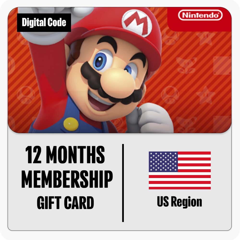 Nintendo | 12 months membership | Gift Card | US | Daraz.lk
