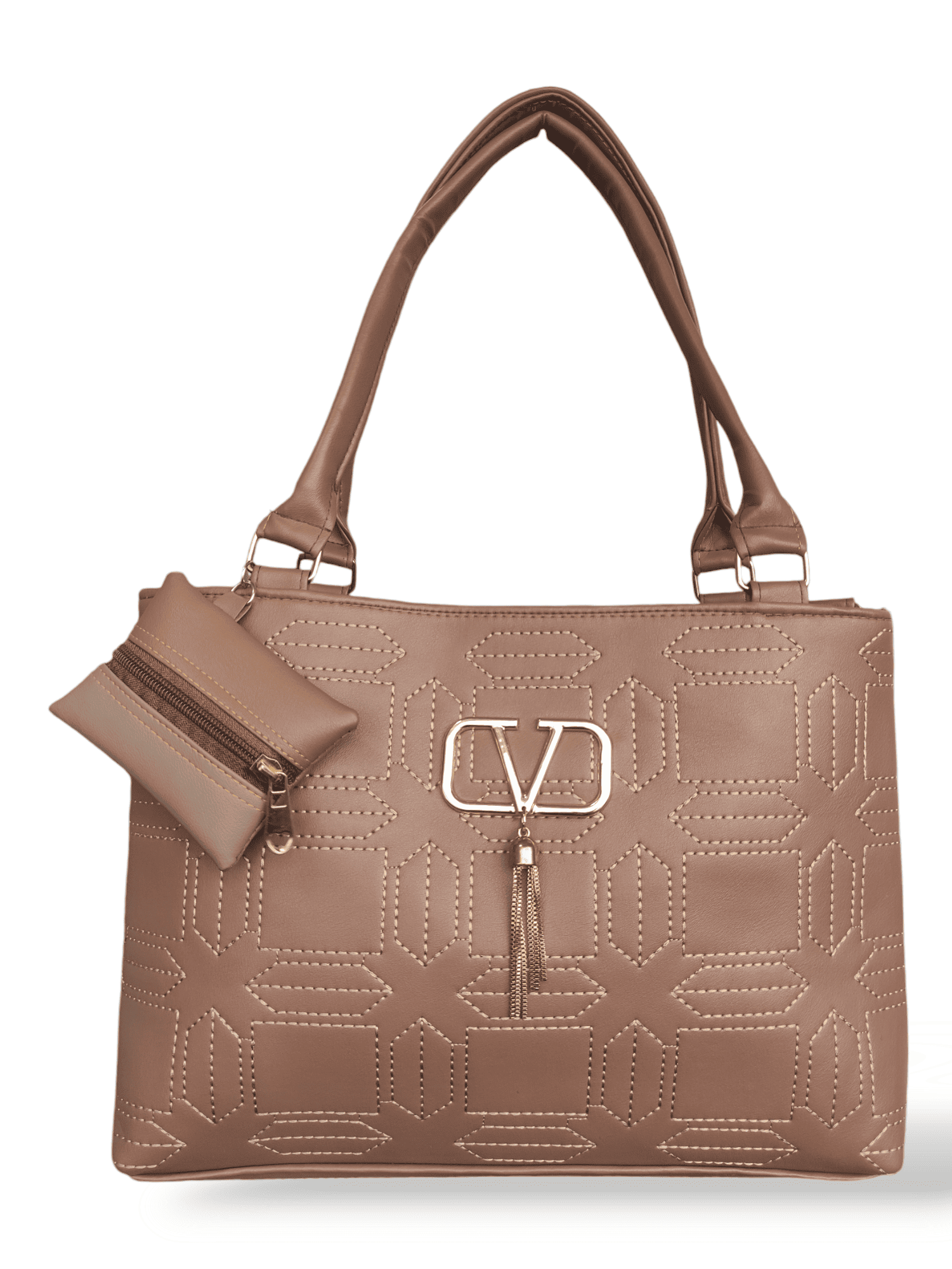 V Hand Bag Office Hand Bag for Girls & Ladies High Quality Two Pockets ...