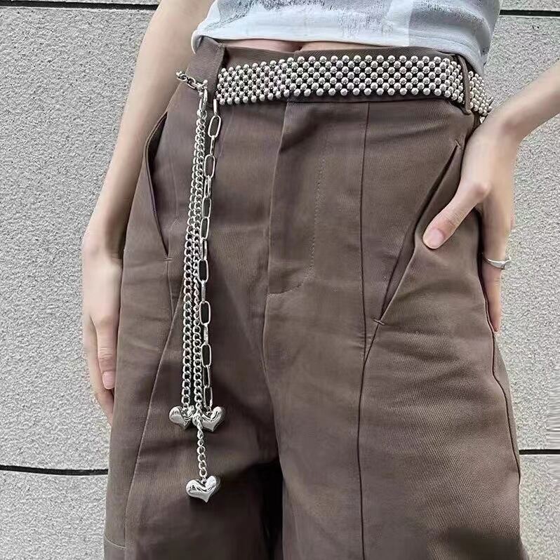 Retro Metal Woven Instagram Jeans Double-Layer Belt | Daraz.lk