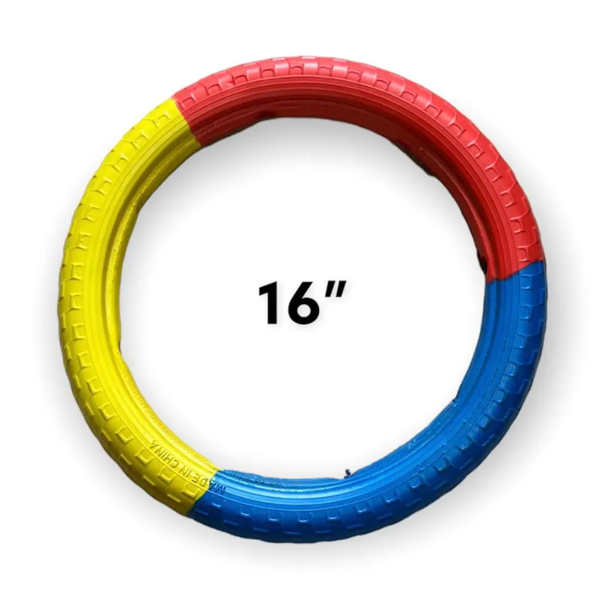 Kids Bicycle Tyre BMX EVA, 16-inch Size Colorful Full Foam Tyre | Daraz.lk