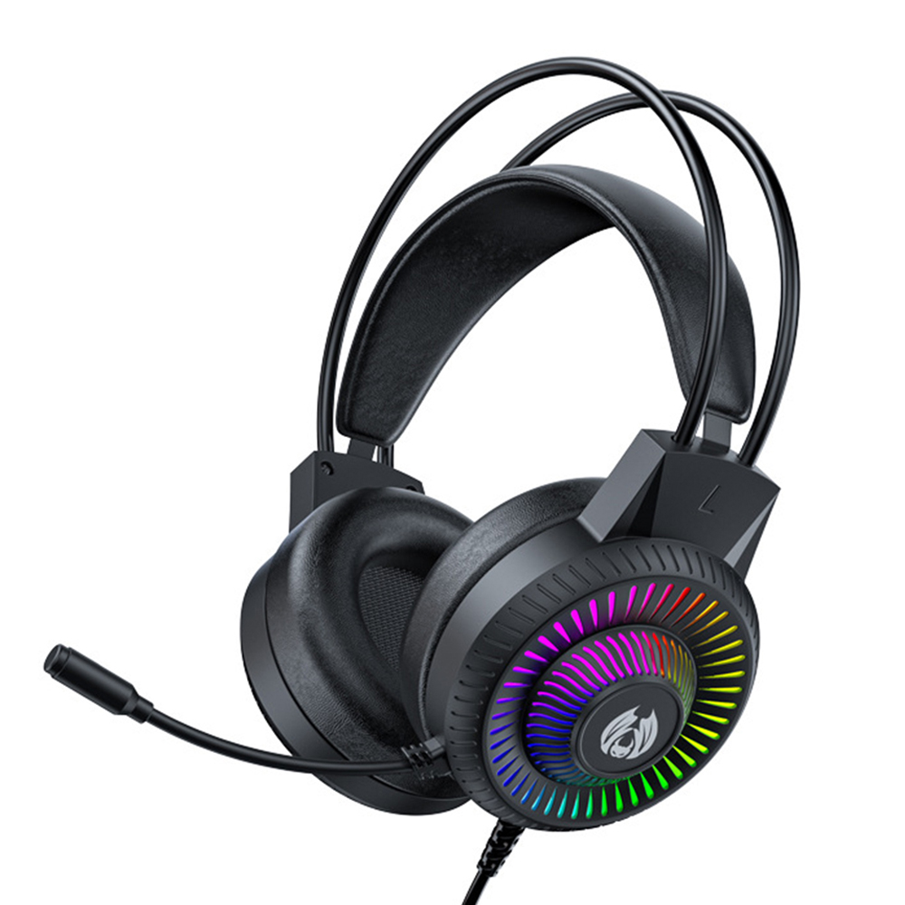 3.5mm Wired Headphone USB Gaming Headset PC 7.1 Stereo Bass Earphone ...