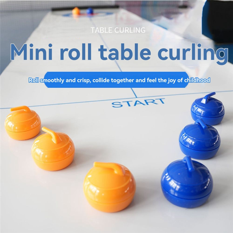 Indoor Desktop Curling Game Magnetic Indoor Board Game with Eight ...
