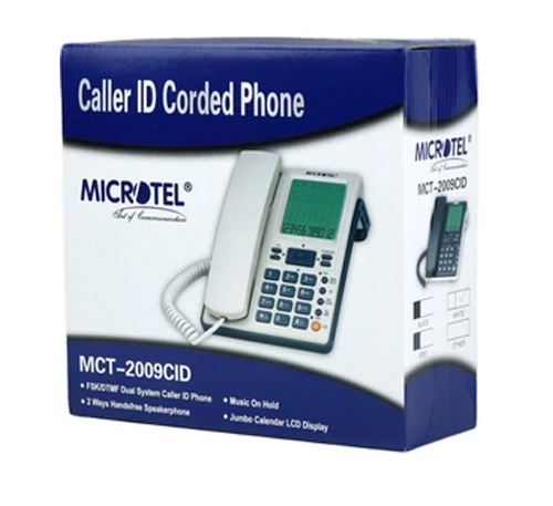 Leboss Landline Caller ID Corded Phone HCD3588 6006CID [ It's not suitable for SLT fibre line ...