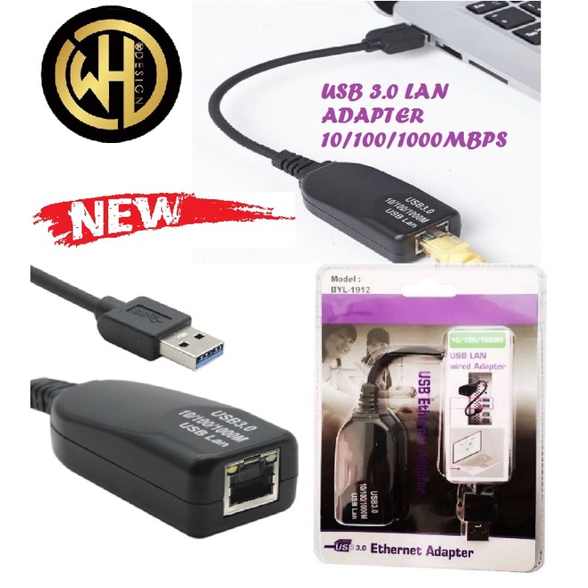 Usb 3.0 Lan Ethernet Gigabit Adapter BYL-1912 | Daraz.lk