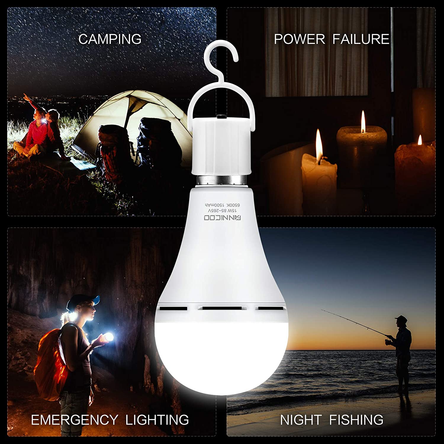 12W Rechargeable Emergency Light | Daraz.lk