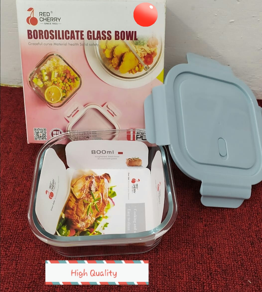 Borosilicate Glass Bowl Square 800ml | Daraz.lk