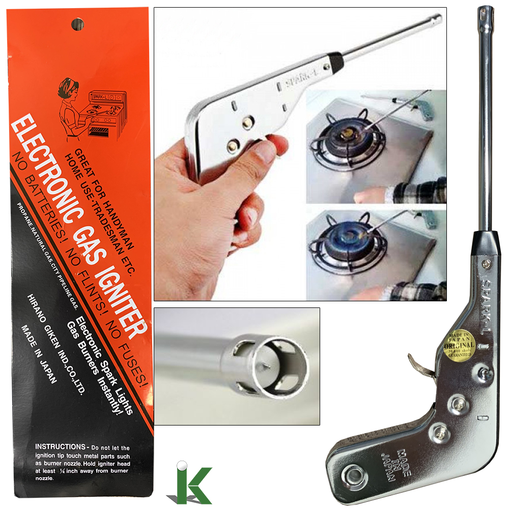 Full Steel Body High Quality Electronic Gas Lighter for LPG Stoves ...