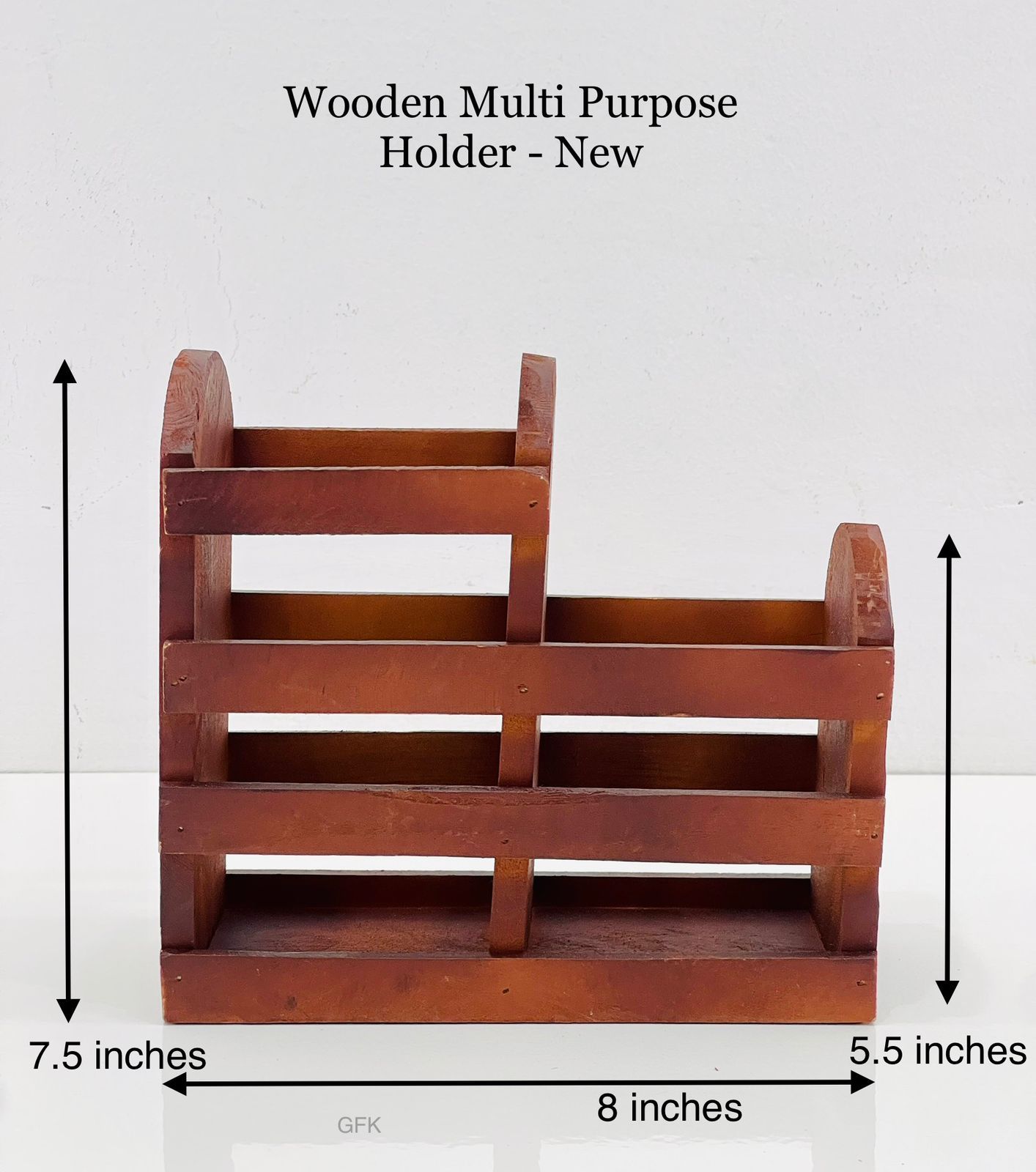 Buy Brown Wooden Multi-Purpose Holder - Your Organizational Solu