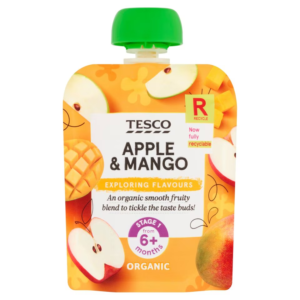 Tesco Apple & Mango Baby Pouch 70G | Daraz.lk