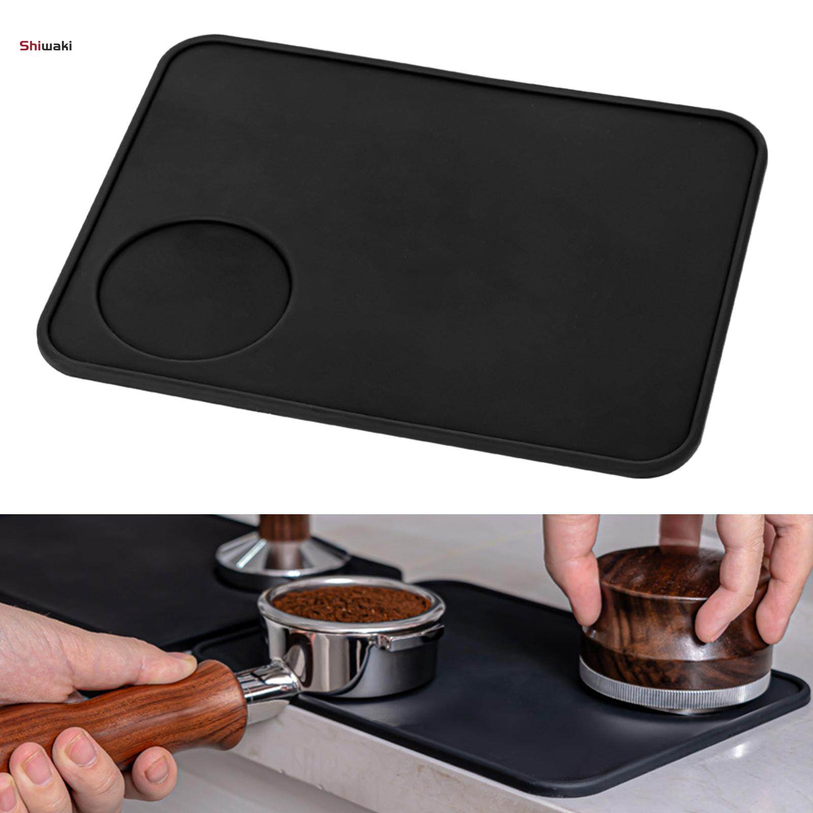 Espresso Tamper Mat Silicone Heat Resistant Corner Tamper Pad Baristas ...