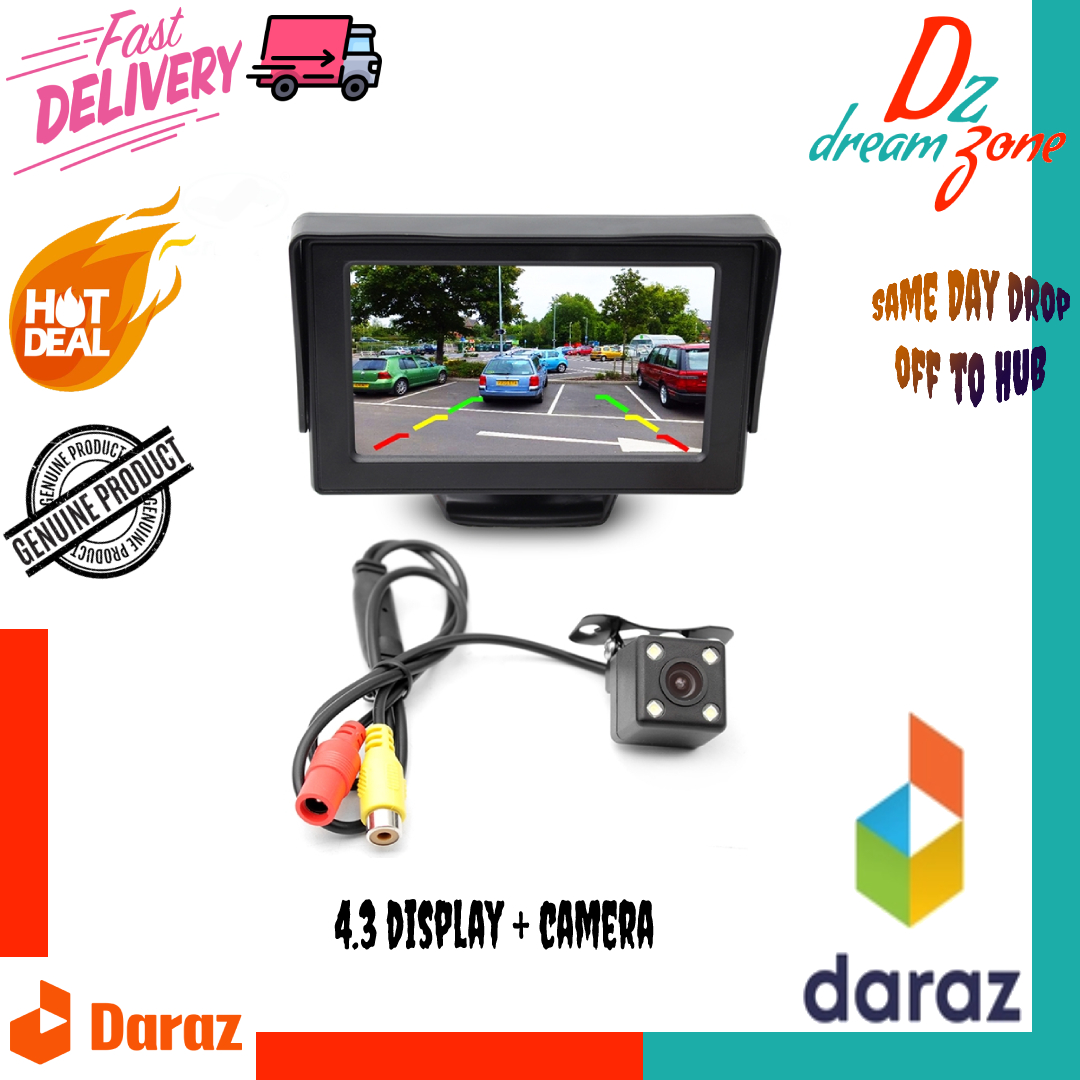 5 Inch Monitor display with reverce camera | Daraz.lk