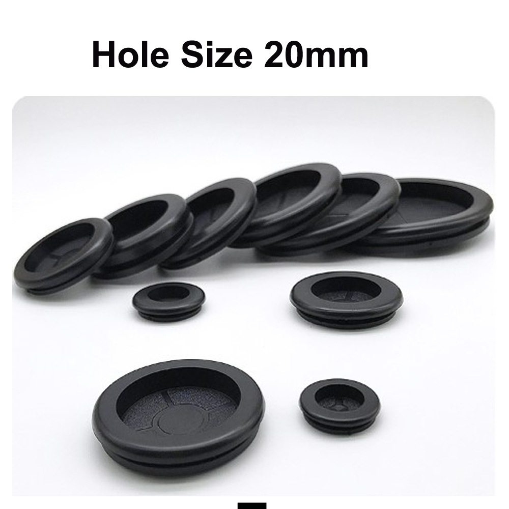 20mm Rubber Sealing Ring Rubber Wire Hole Dust Covers Rubber Bush Ring ...