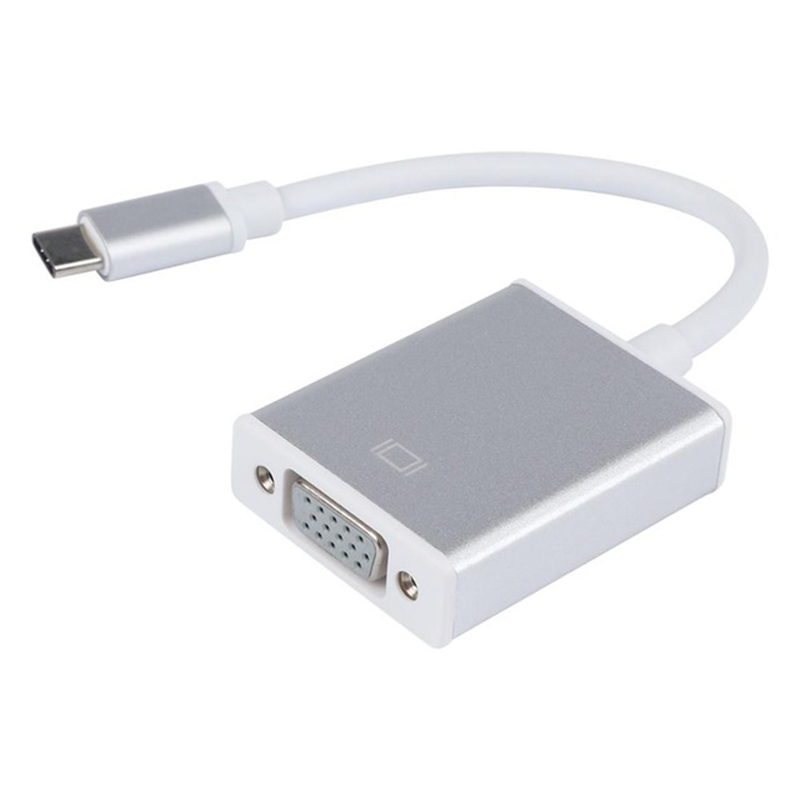 1PC Type C to Female VGA Adapter Cable USB 3.1 to VGA Adapter For PC ...