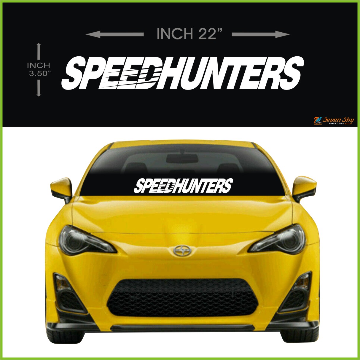 SPEEDHUNTER Stickers For Car Van Sports Car WagonR Alto Racing Car kdh ...