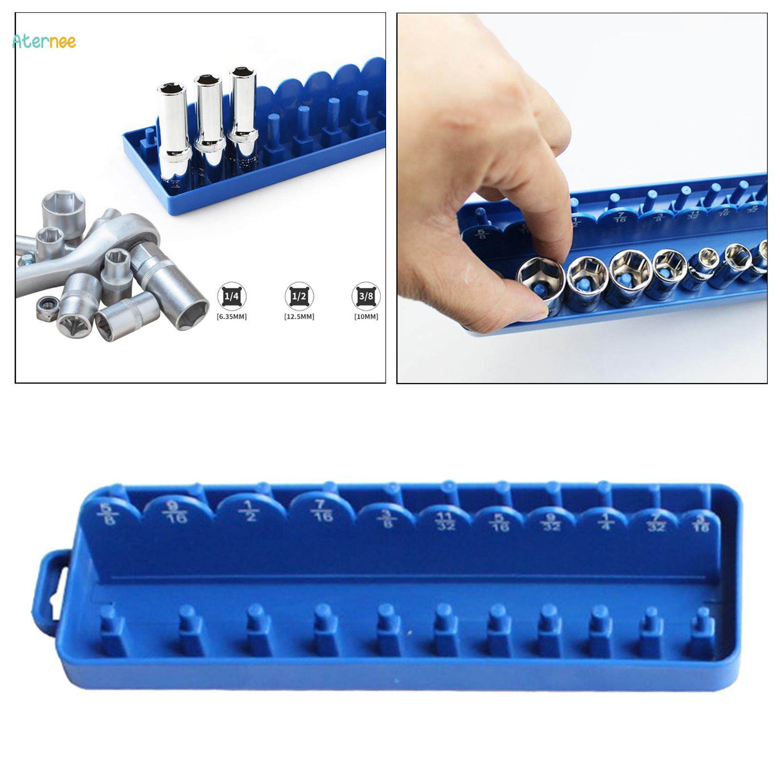 Socket Storage Organizer Shelf Tool Set Repairing Tools 1/4 3/8 1/2 | Daraz.lk