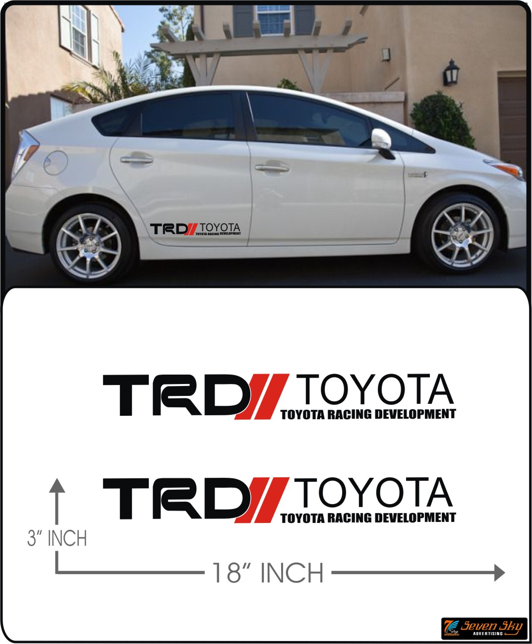 Prius Car Side Body Stickers WAGON R Buddy Van Mini Car Hybrid Car ...