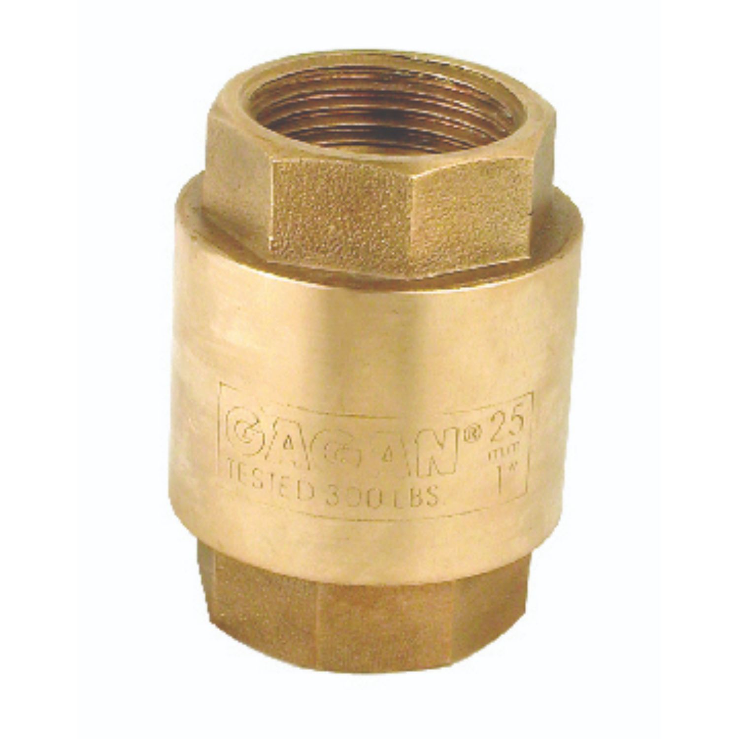 Brass Multi Check Valve 1" Check Valve Non-Reversible Valve Heavy Brass ...