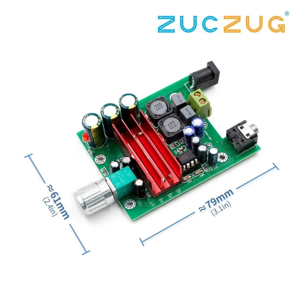 Amplifier for TPA3116D2 Subwoofer Digital Power Amplifier 100W AMP ...