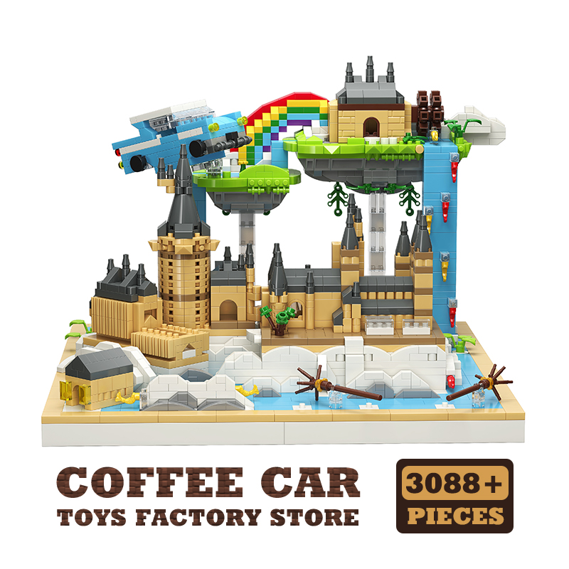 Maoxia Creative Medieval Castle Diamond MOC Blocks Magic Theme School ...