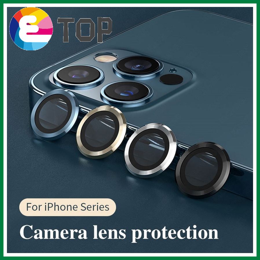 【ETOP】3D Full Cover Camera Lens Screen Protector Case for IPhone 12 Pro ...