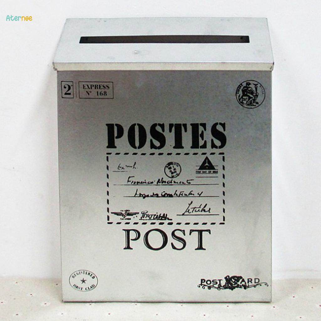 Galvanized Iron Post Mail Box Outdoor Letter | Daraz.lk