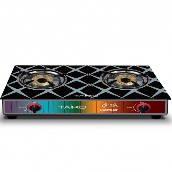 Taiko Glass Top Stainless Steel Gas Cooker – Dual Burner -1 years ...
