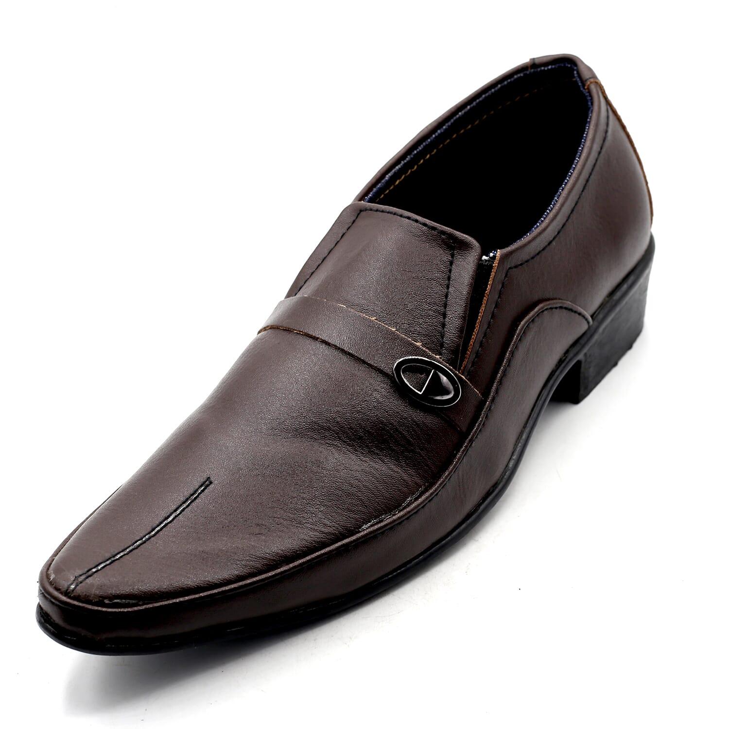 ISP Men's Official Shoe -Dark Brown | Daraz.lk