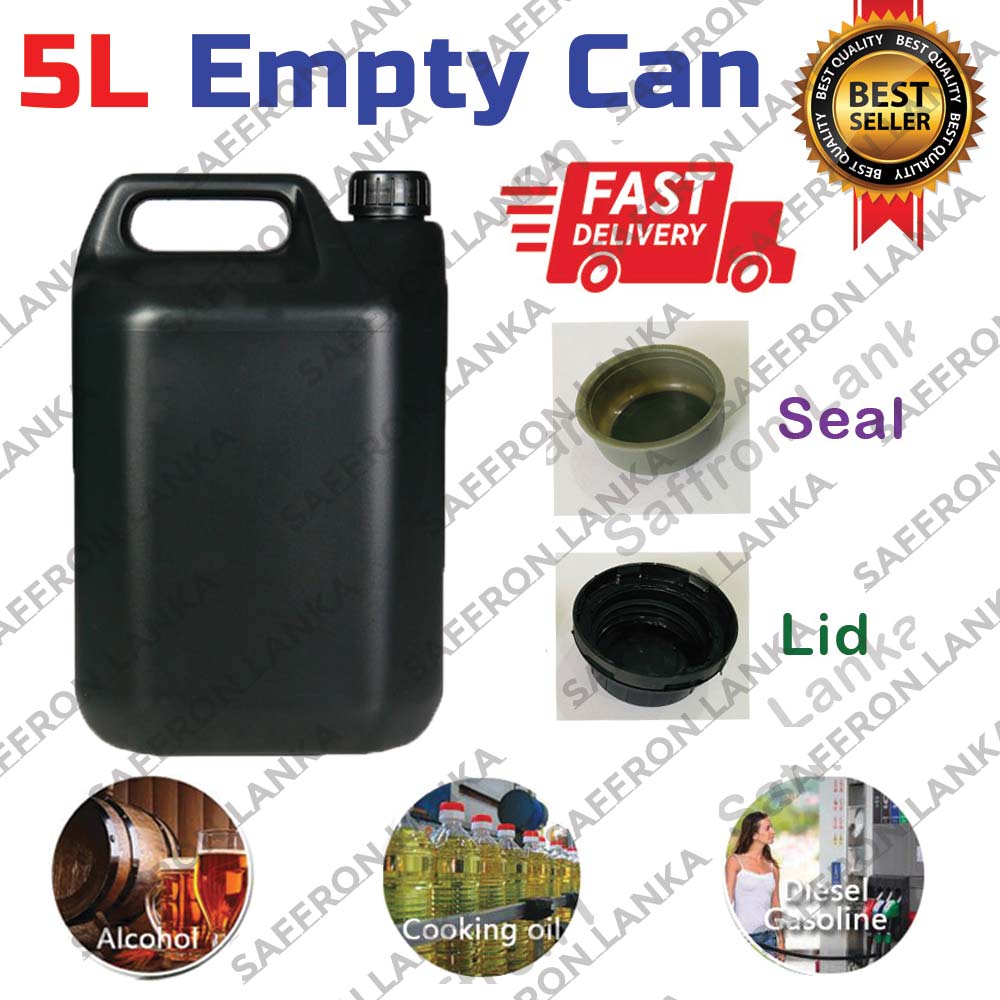 5L Empty Can High Quality Plastic for Stock Liquid Fuel Tanks | Daraz.lk