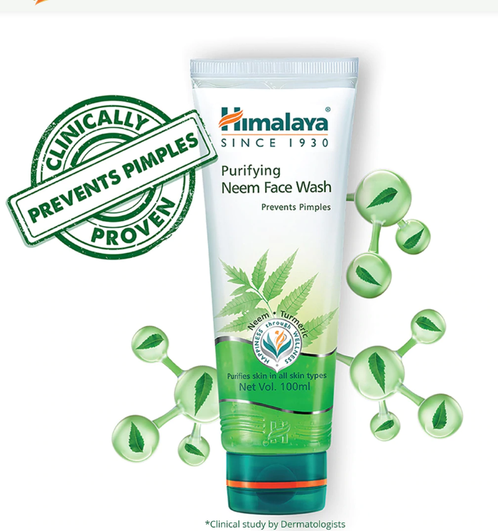 Himalaya Neem Face Wash - 100ml | Daraz.lk