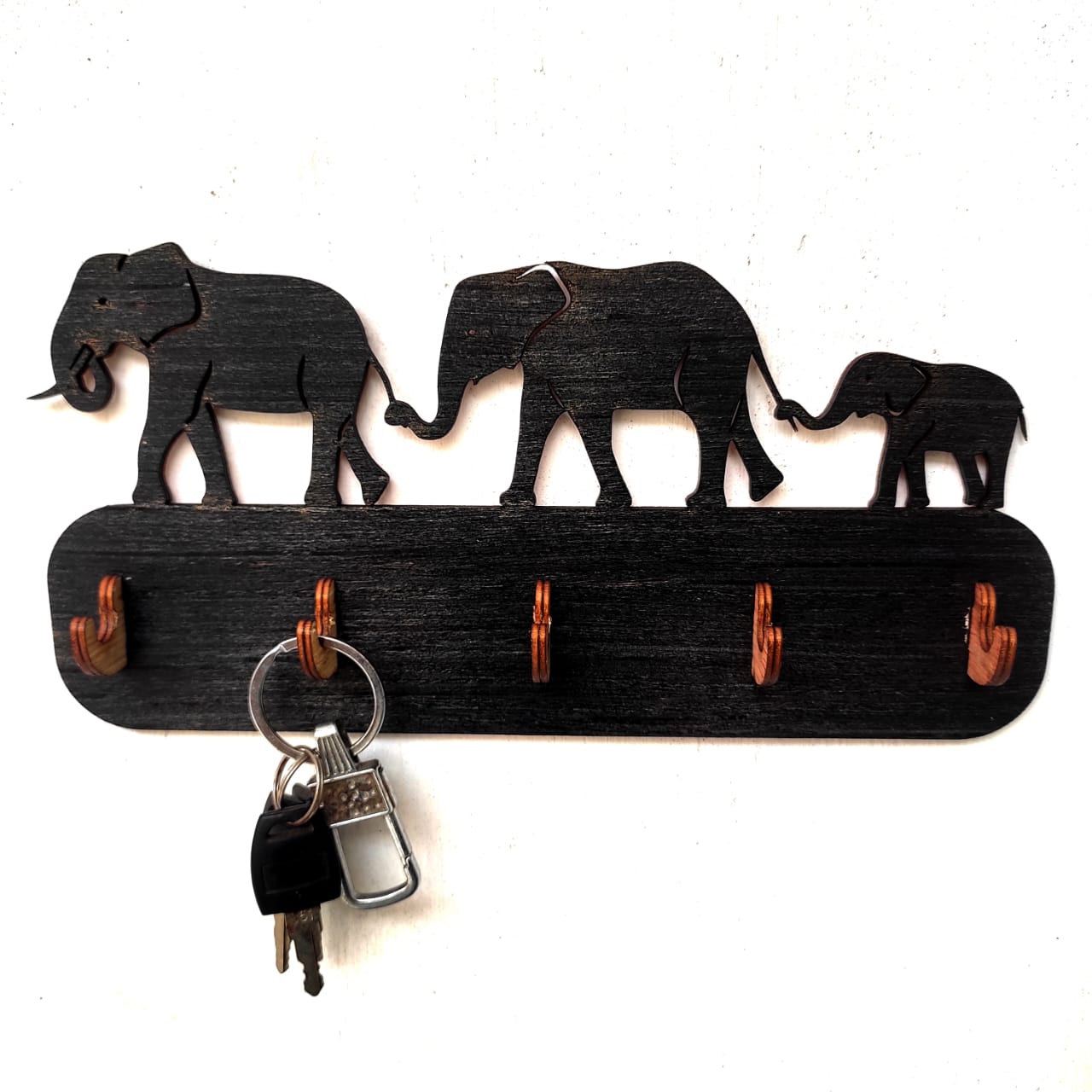 Wooden Key holder / Home Sparkle Wooden Key Holder Wall Mounted Key ...