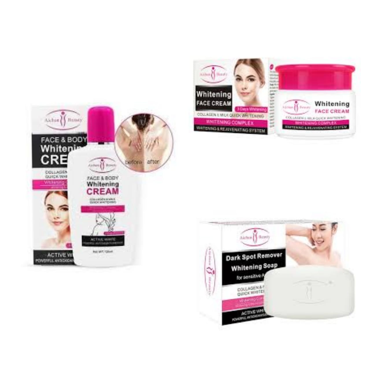 Aichun Beauty face cream, Face and body cream and Aichun beauty soap ...