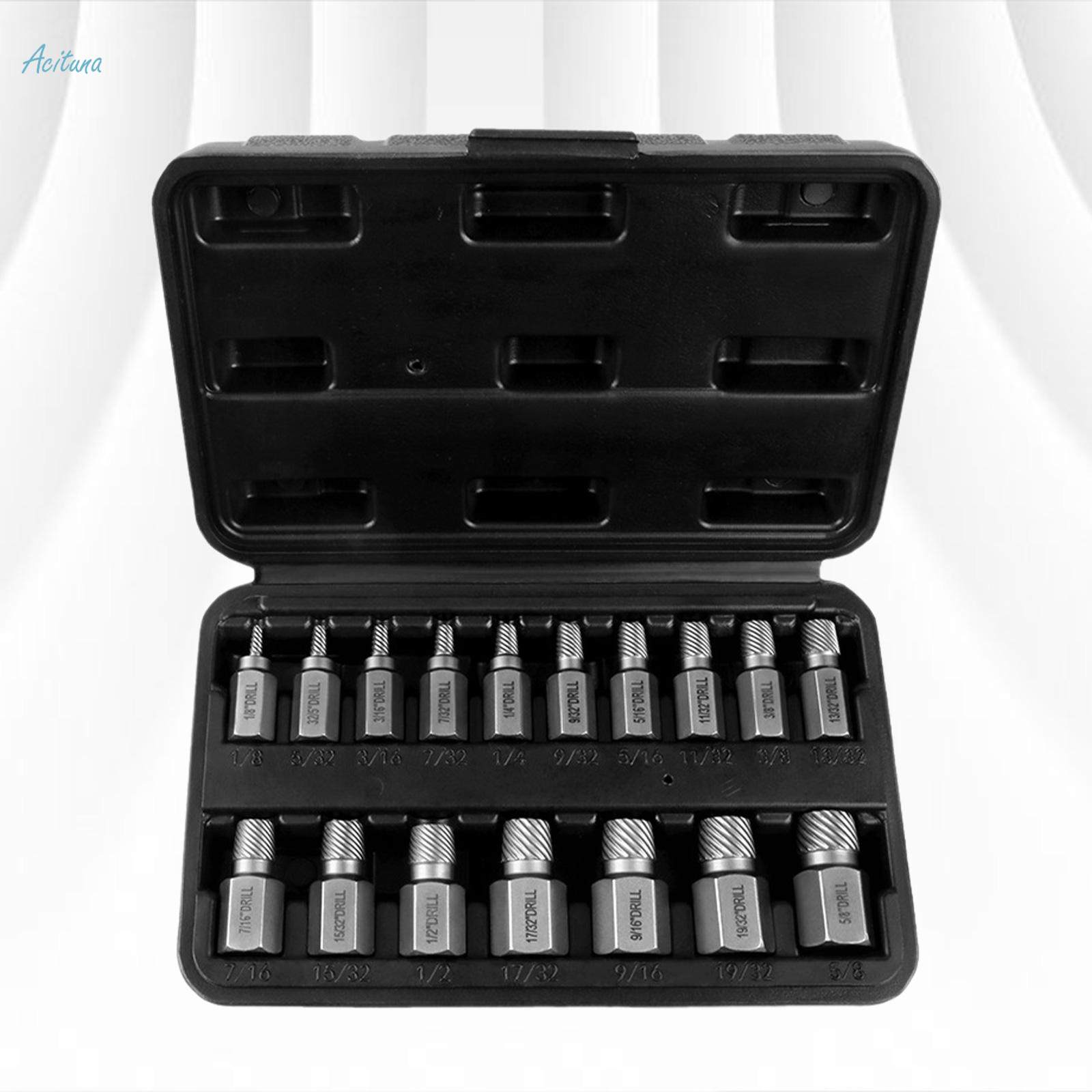 Damaged Screw Extractor with Storage Case Heavy Duty Screw Extractor ...