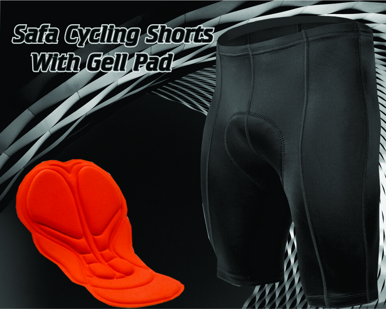 KDJ Safa Cycling Gel Short Suitable for any kind of Bicycle ride Road ...