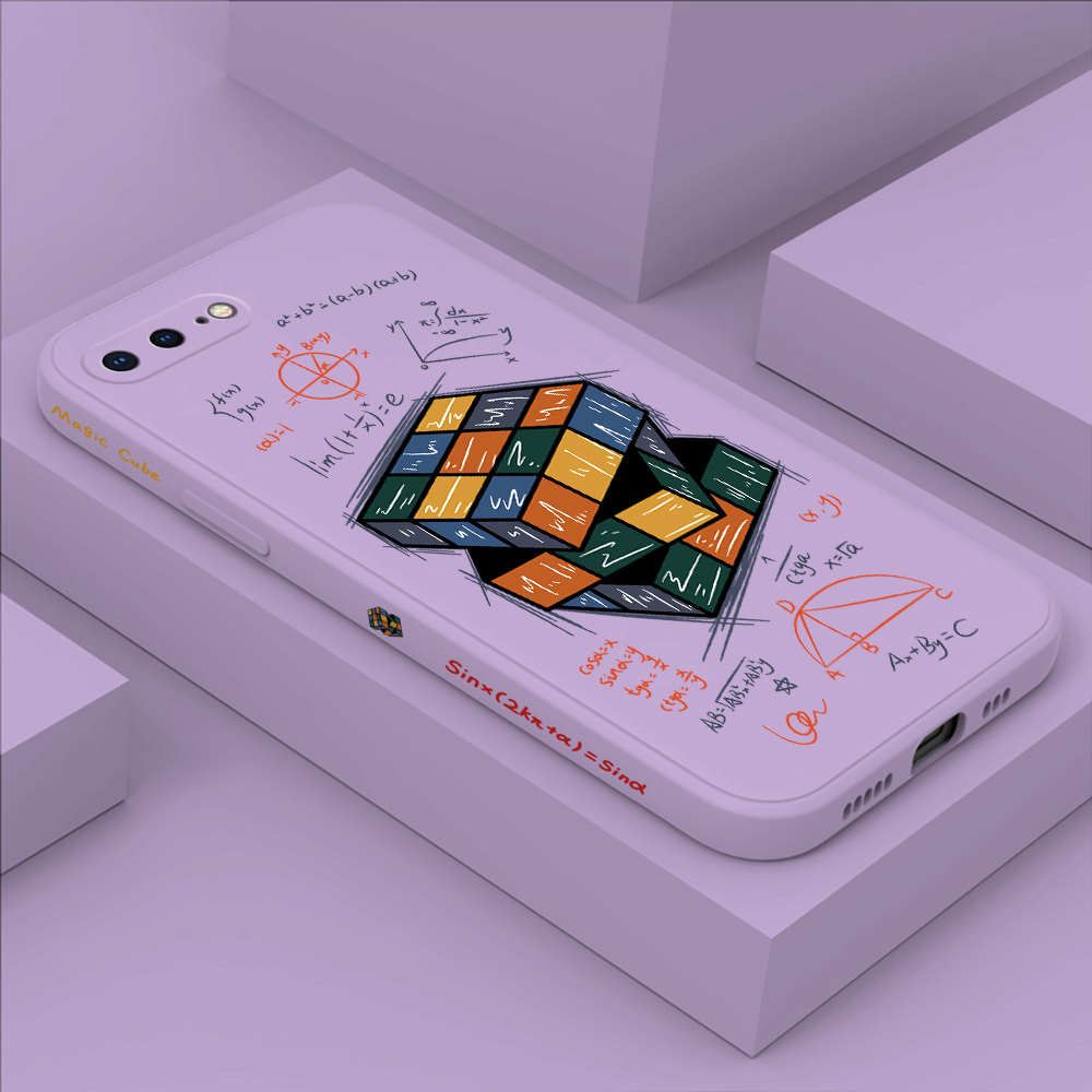 Hontinga for iPhone 7 Plus / 8 Plus Case Side Design Mathematical ...