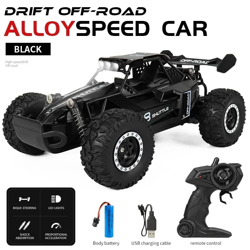 1:16/1:20 RC Car With LED Light 2WD Off-road Remote Control Climbing ...