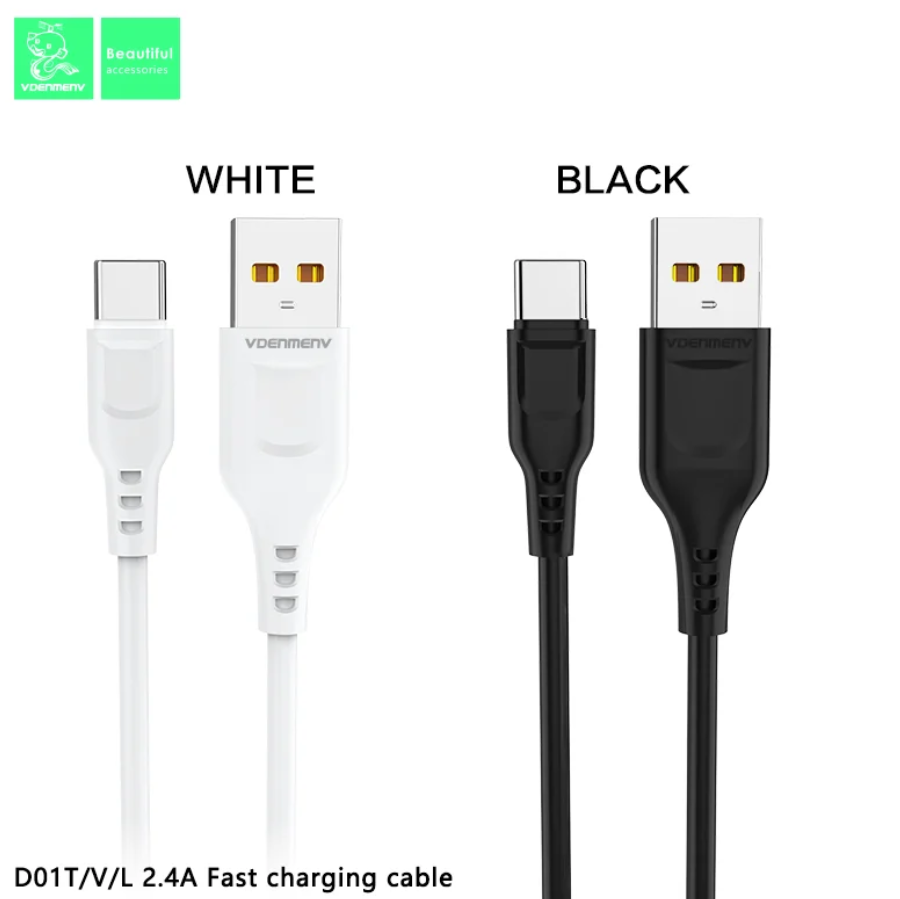 VDENMENV High Speed Type C/ Micro USB/ Lightning Data Cable Fast ...