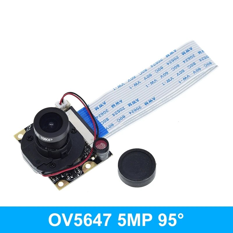 Raspberry Pi 4 Night Vision Fisheye Camera 5MP OV5647 70/95/160 Degree ...