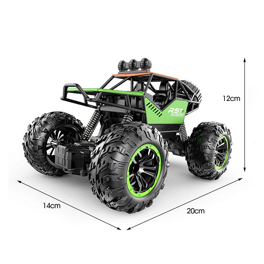 RC Rechargeable 2WD Rock Crawler Remote Control OFF-ROAD Rock Truck ...