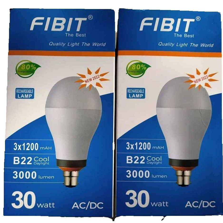 Fibit 30W Rechargeable Emergency LED Magic Bulb | Daraz.lk