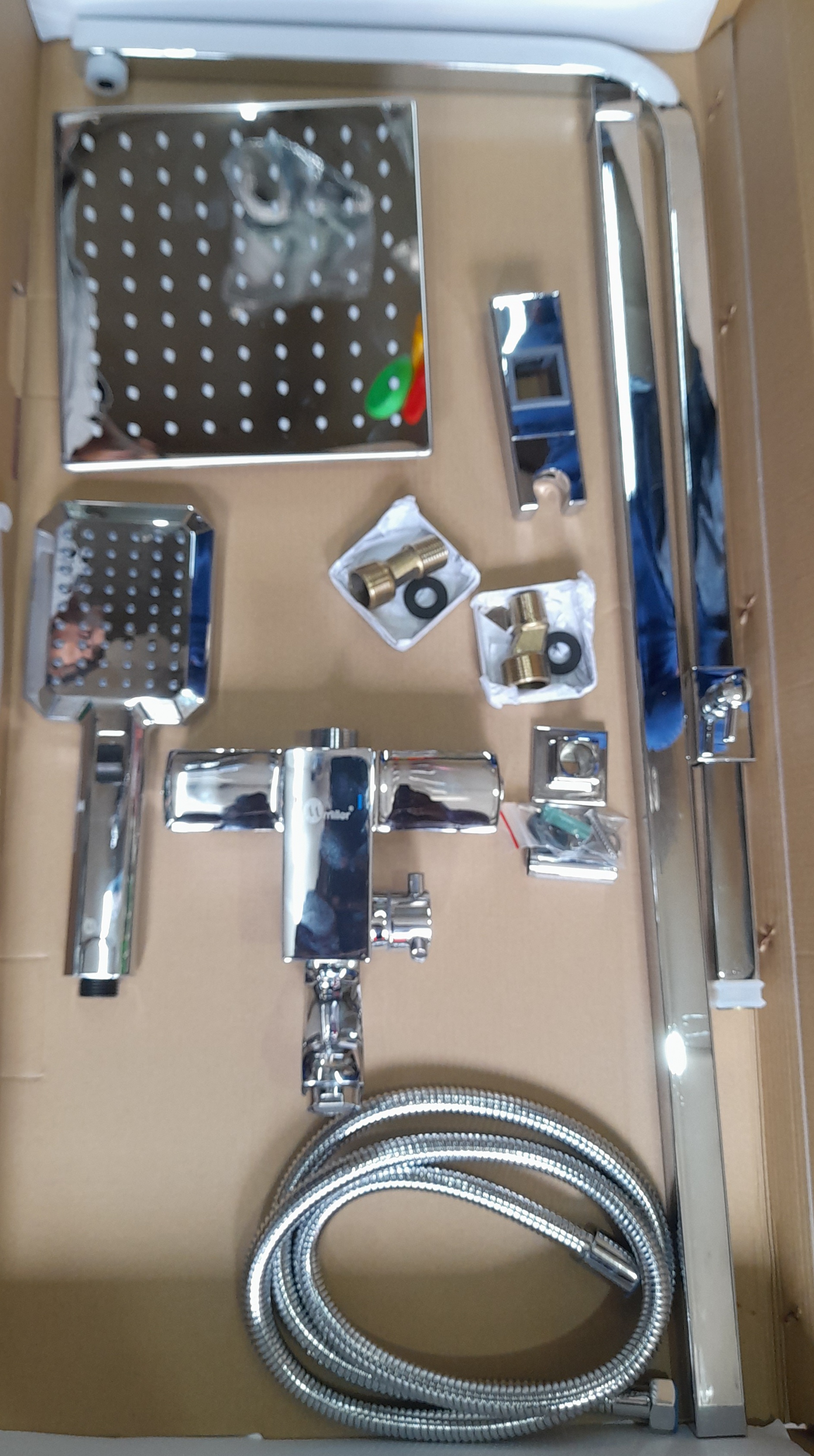 Miller 3 in 1 Shower Set Jet / Overhead Shower Telephone Shower Bath ...