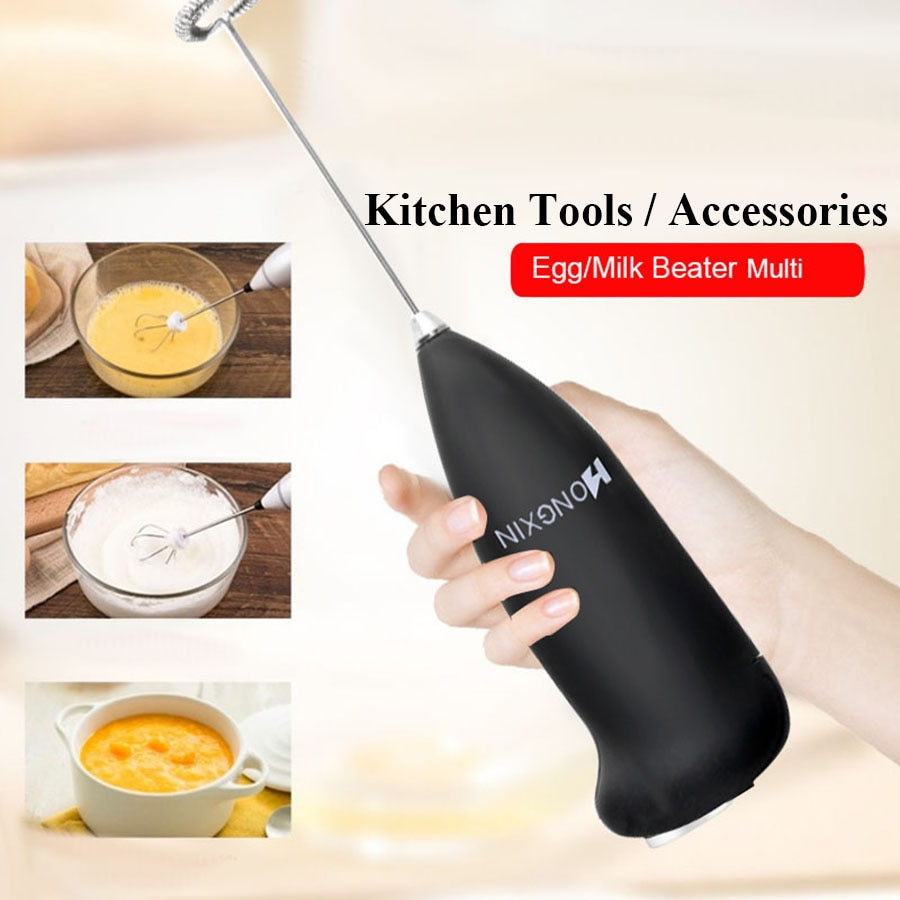 Mini Coffee Beater Drink Electric Whisk Mixer Kitchen For Home Cooking ...