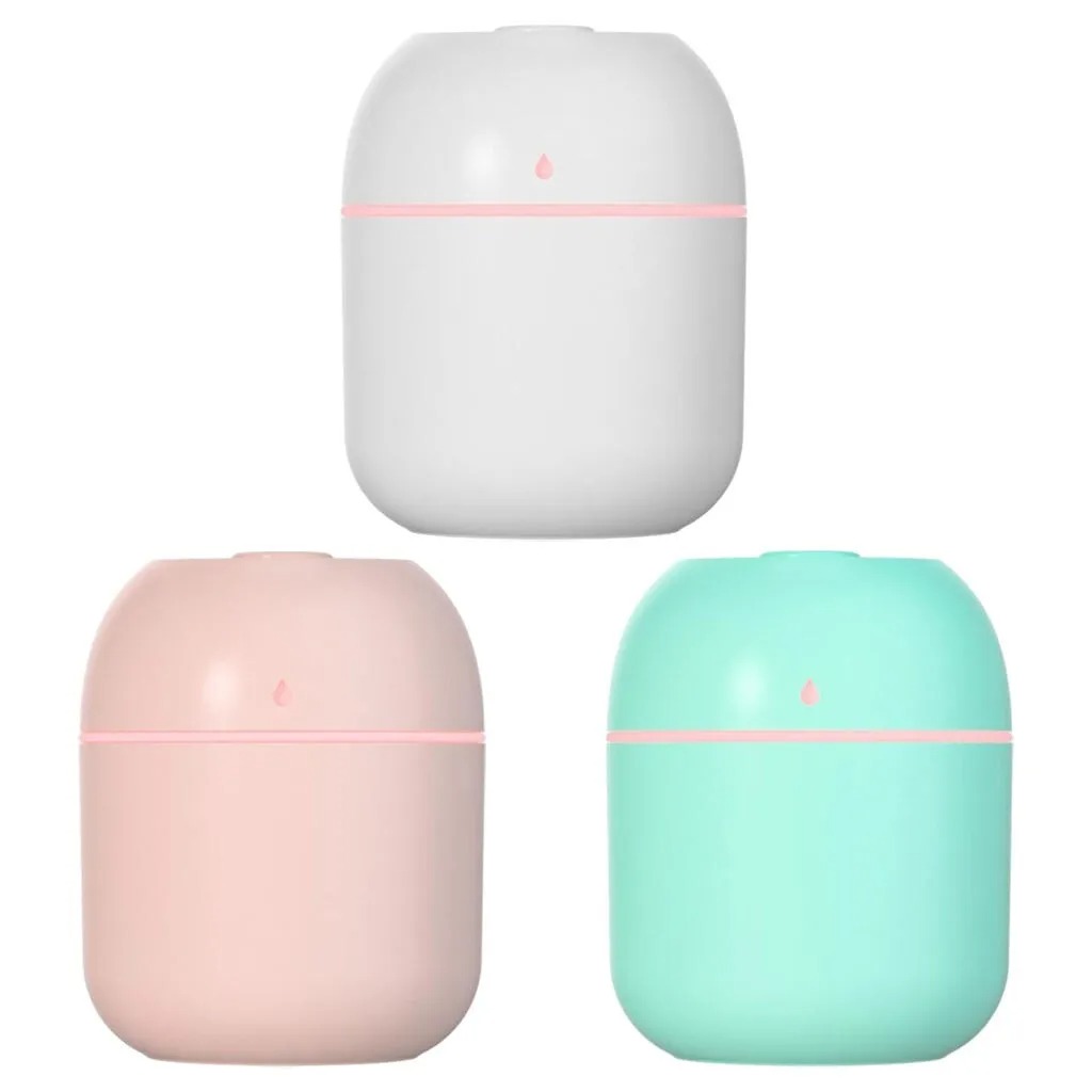 220ml Mini Portable Colorful LED Night Light Ultrasonic Air Humidifier ...