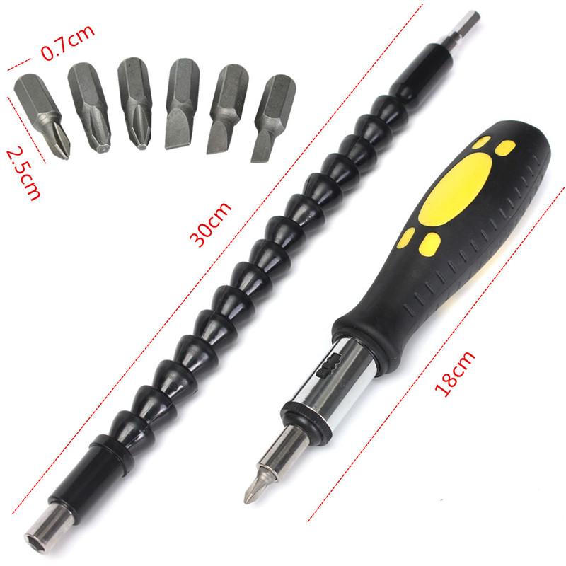 High Quality The Flex Bit Extender Multifunctional Screwdriver | Daraz.lk