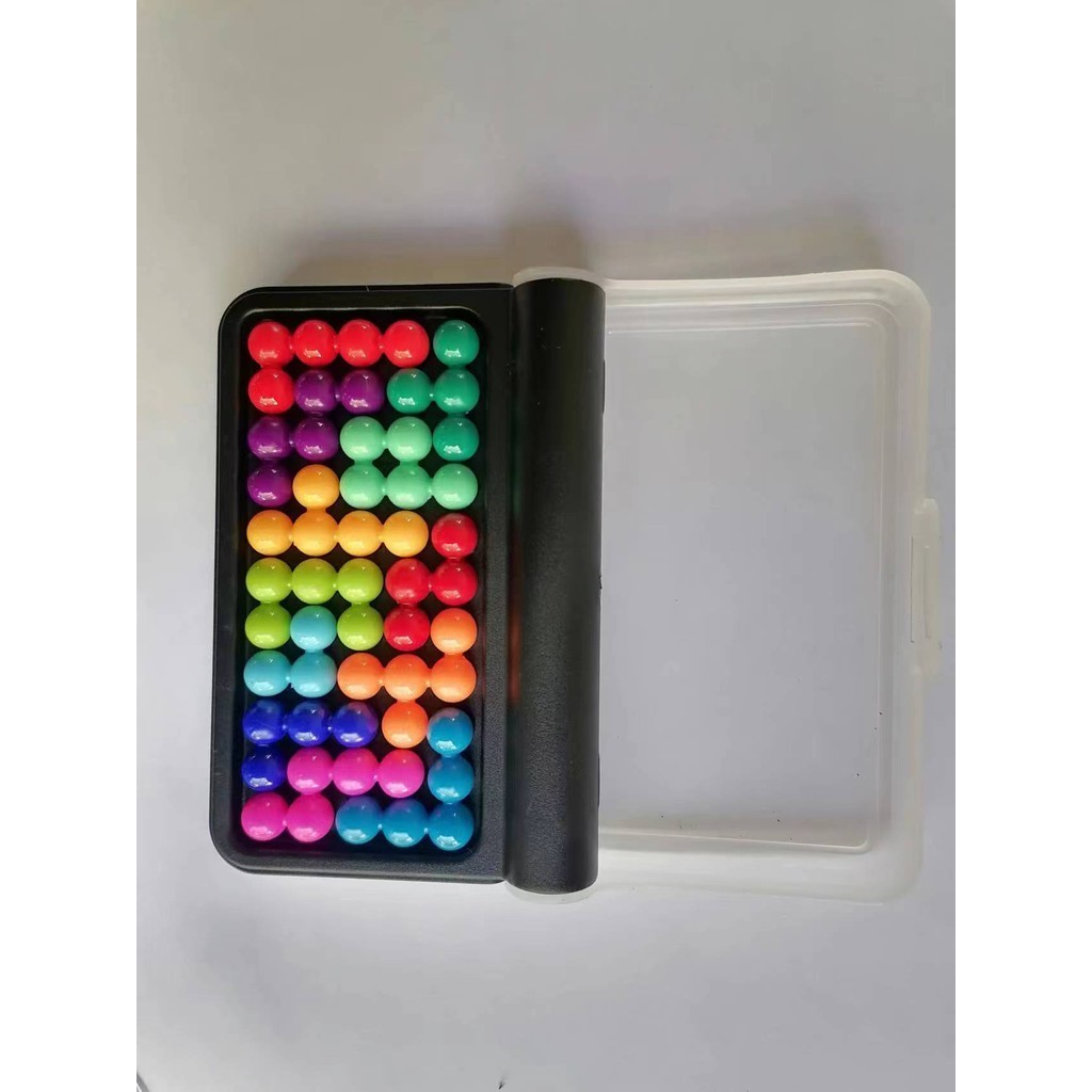 Children 3D Puzzle Board Game Classic Pyramid Plate Pearl Logical Mind ...