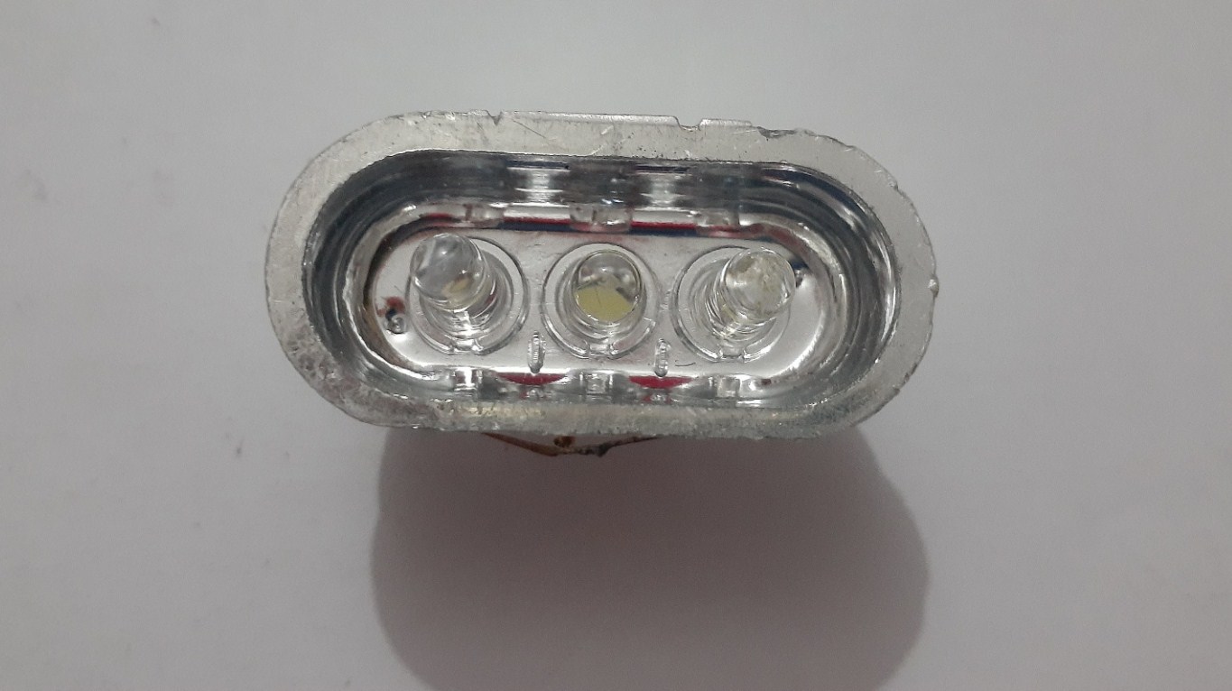 3 LED Light with Reflector For LED Flashlight Torch | Daraz.lk