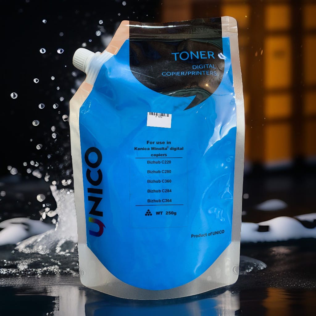 Unico Japan Universal Toner Powder Bulk Refill Compatible Konica C 220 ...